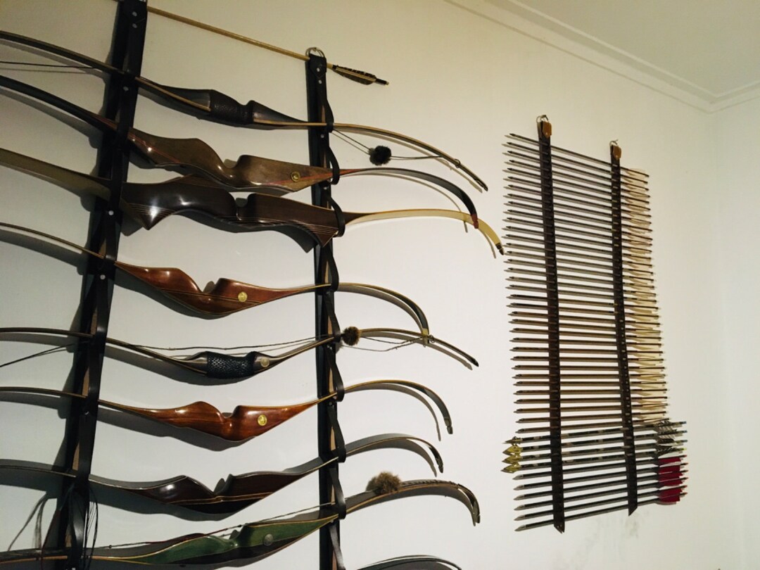 Arrow Display Rack Custom Holder Leather Organizer Custom Hand Made for ...