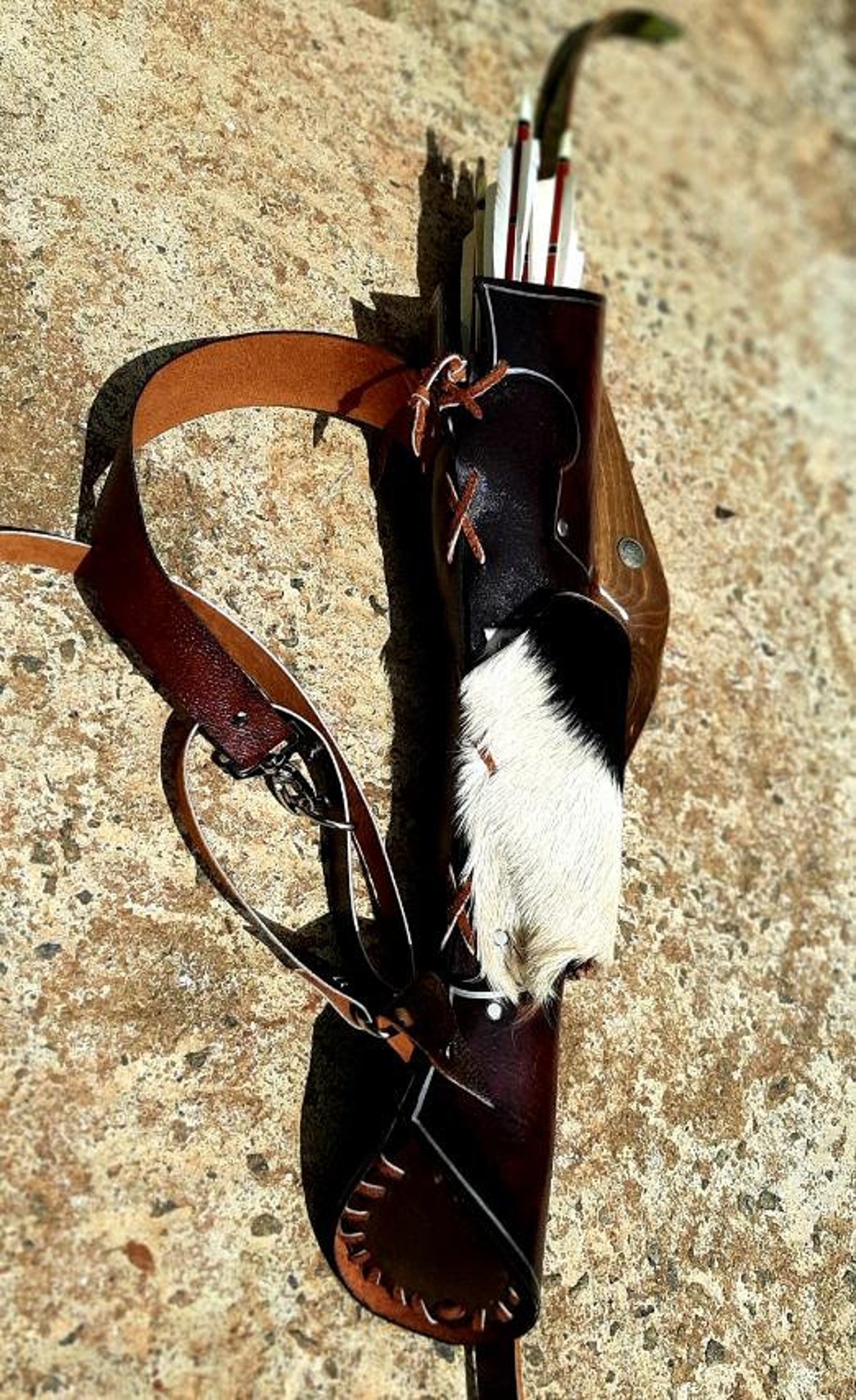 Handmade Leather Back Quiver traditional Archery Back Quiver | Etsy