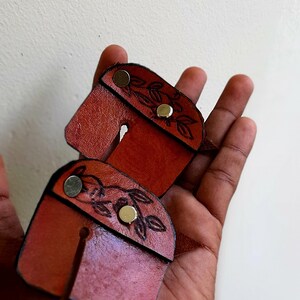 Traditional Archery Shooting Tab Custom Handmade Custom Art - Etsy