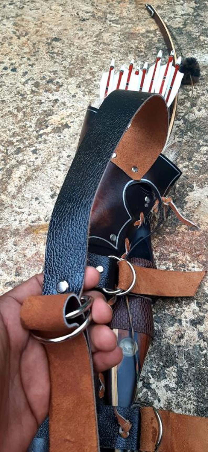 Handmade Leather Back Quiver Traditional Archery Back Quiver - Etsy
