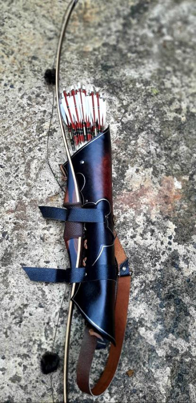 Handmade Leather Back Quiver Traditional Archery Back Quiver - Etsy