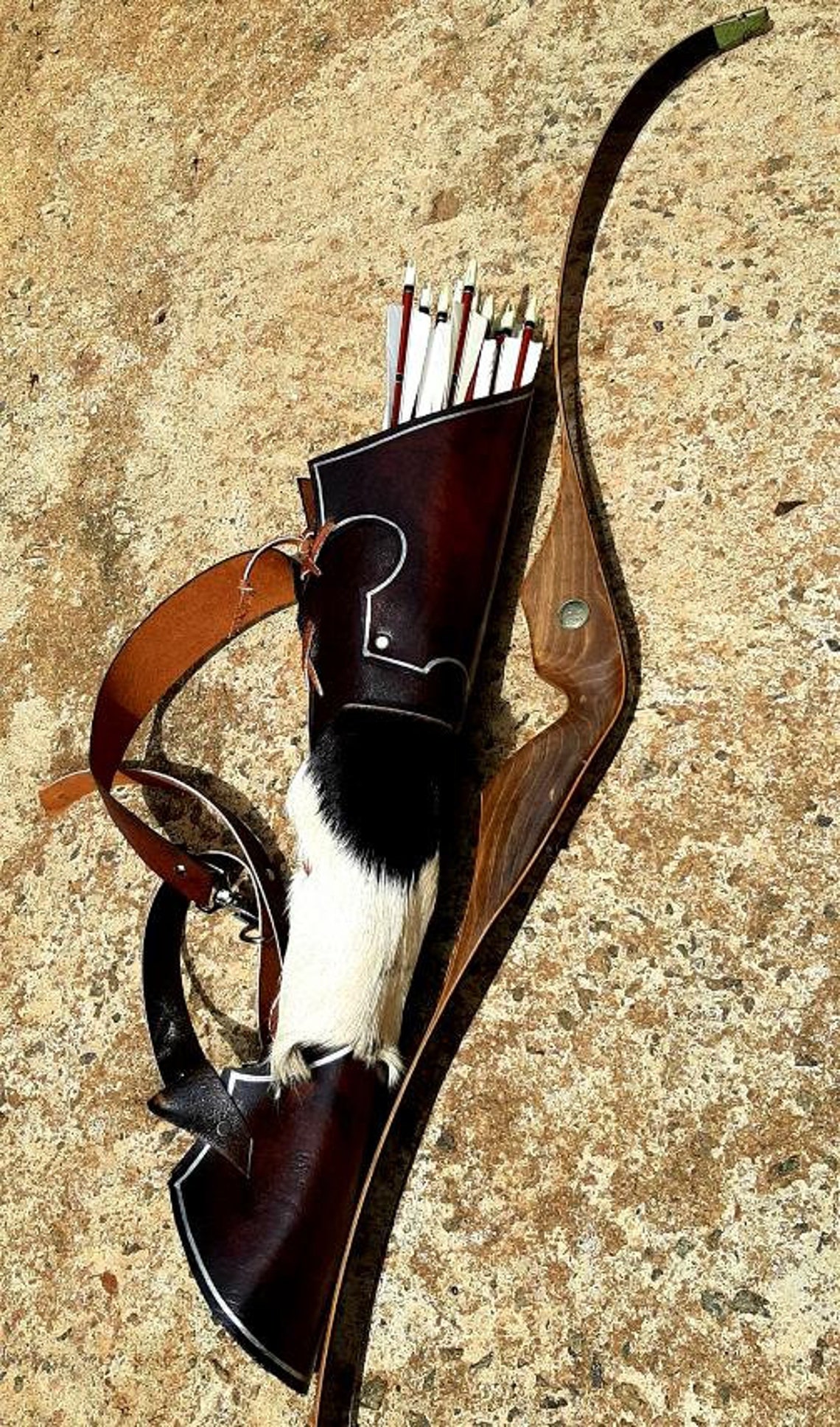 Handmade Leather Back Quiver Traditional Archery Back /hip - Etsy