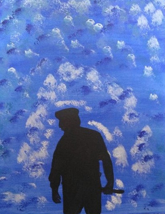 Police Officer Painting