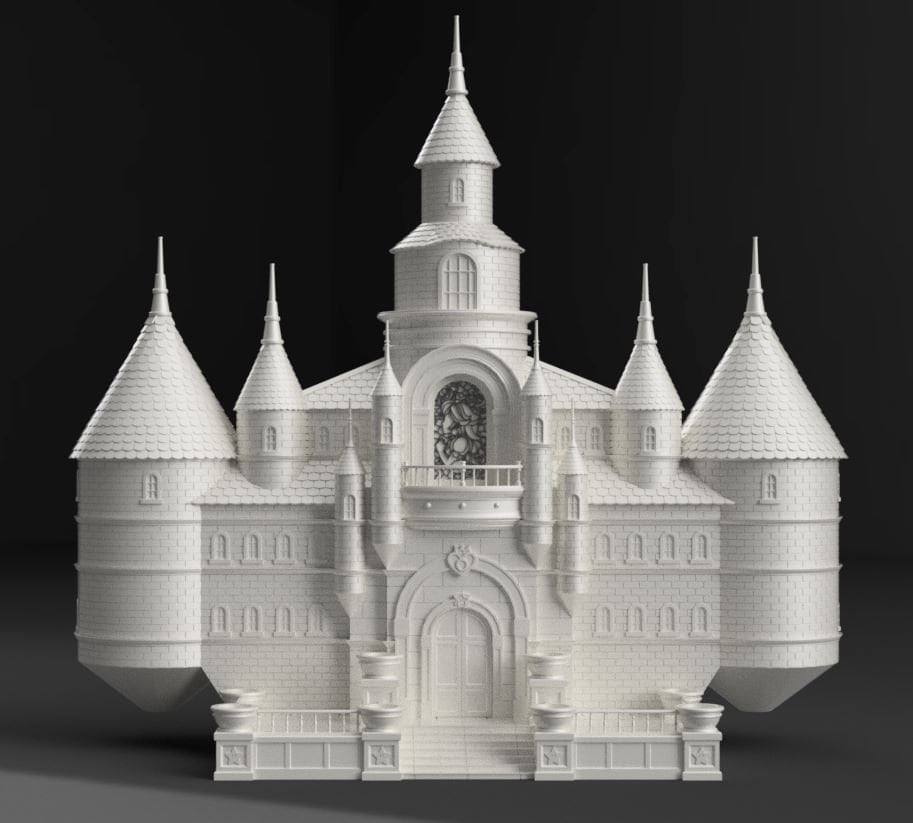 Peach's Castle Stl - Etsy