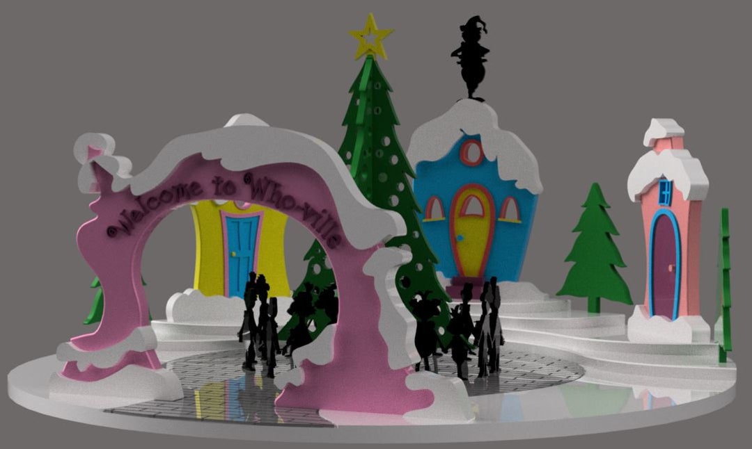 Who-ville Christmas Display Digital Files - Etsy