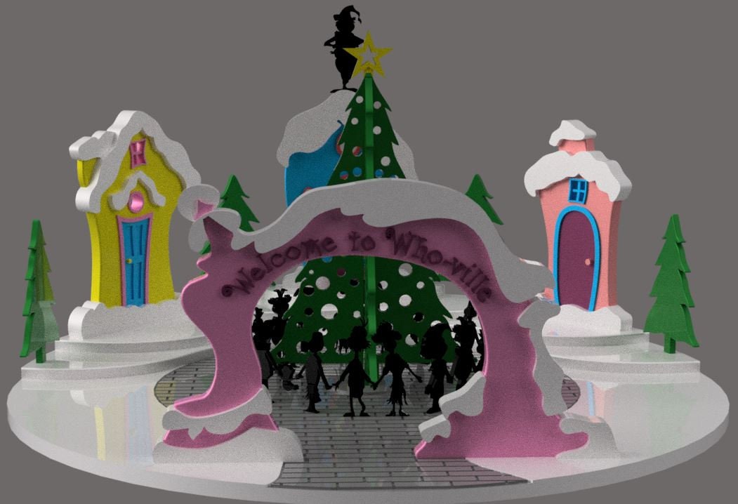 Who-ville Christmas Display Digital Files - Etsy