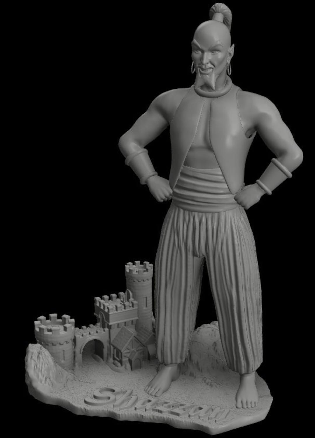 Shazzan 3d Model - Etsy