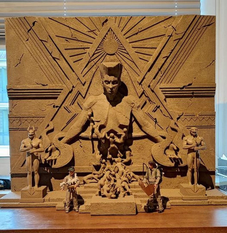 Ghostbusters Afterlife Gozer Temple Diorama - Etsy