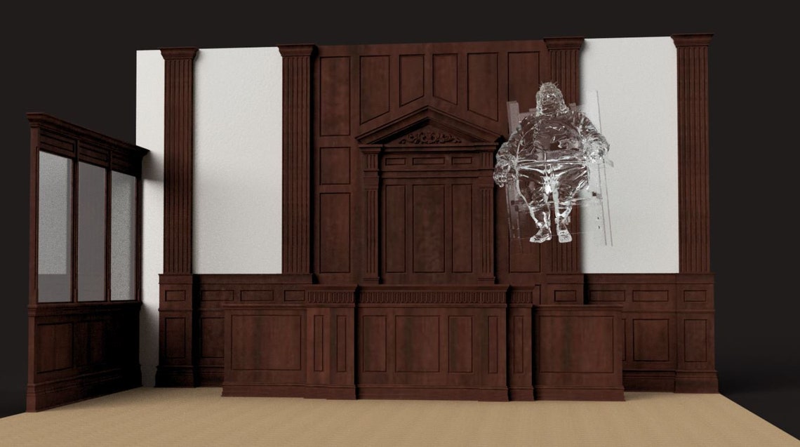 Ghostbusters 2 Courtroom Diorama - Etsy