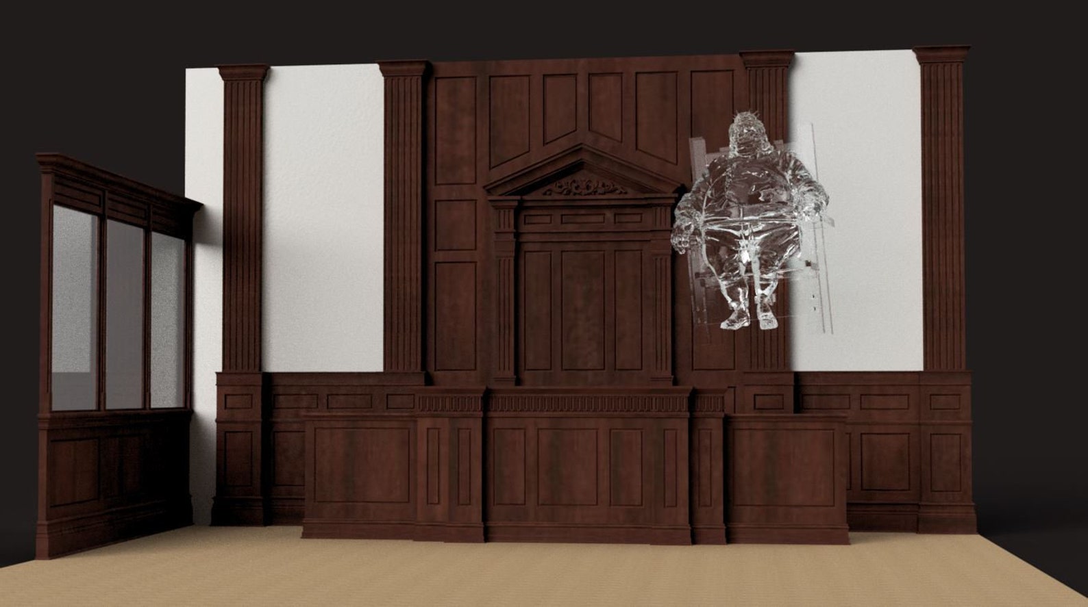 Ghostbusters 2 Courtroom Diorama - Etsy