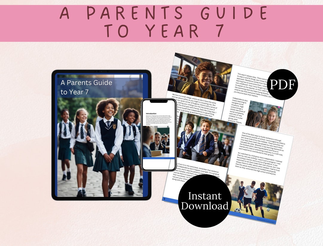 PRINTABLE A Guide to Year 7 Ebook, Starting High School Guide, First ...