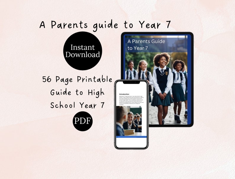 PRINTABLE A Guide to Year 7 Ebook, Starting High School Guide, First ...