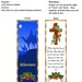 Printable Christmas Bookmarks With Bible Verses on Reverse Side,birth ...