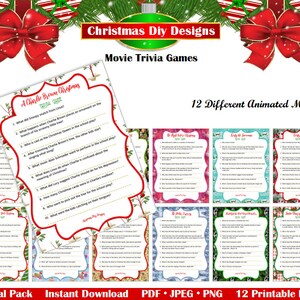 Printable Christmas Trivia Games - Christmas Party Games, Christmas ...