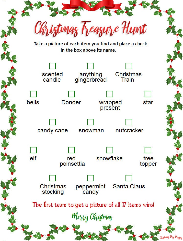 Printable Christmas Party Game Pack - Christmas Game Bundle, Christmas ...