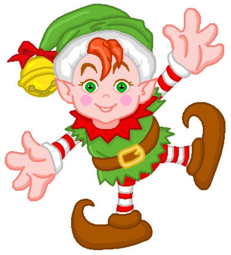 Christmas Clipart - Printable Christmas Clipart, Christmas Elf Clipart ...