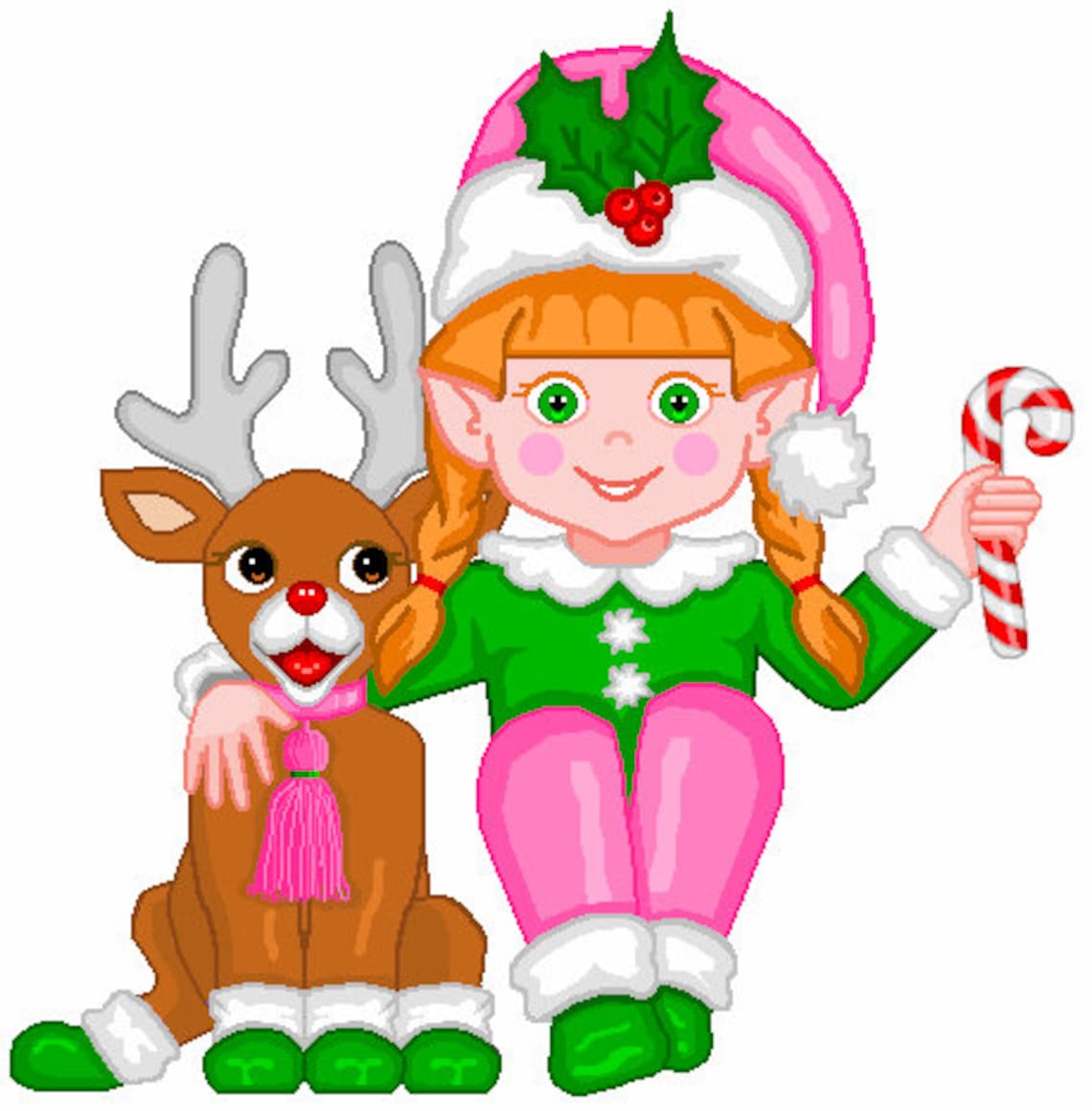 Christmas Clipart - Printable Christmas Clipart, Christmas Elf Clipart ...