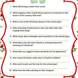 Printable Christmas Trivia Games - Christmas Party Games, Christmas ...
