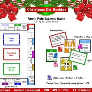 Christmas Party Game - Printable Christmas Party Game, Family Christmas ...