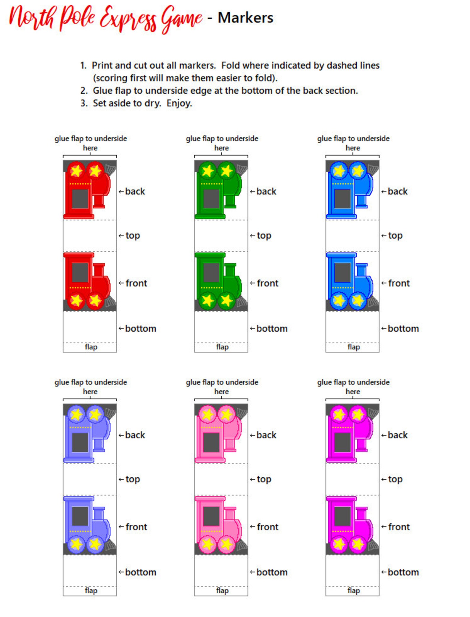Christmas Party Game - Printable Christmas Party Game, Family Christmas ...