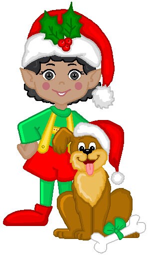 Christmas Clipart - Printable Christmas Clipart, Christmas Elf Clipart ...