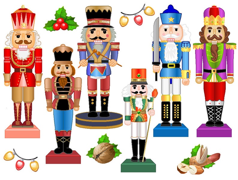 Christmas Clipart - Printable Christmas Clipart, Gnomes, Nativity ...