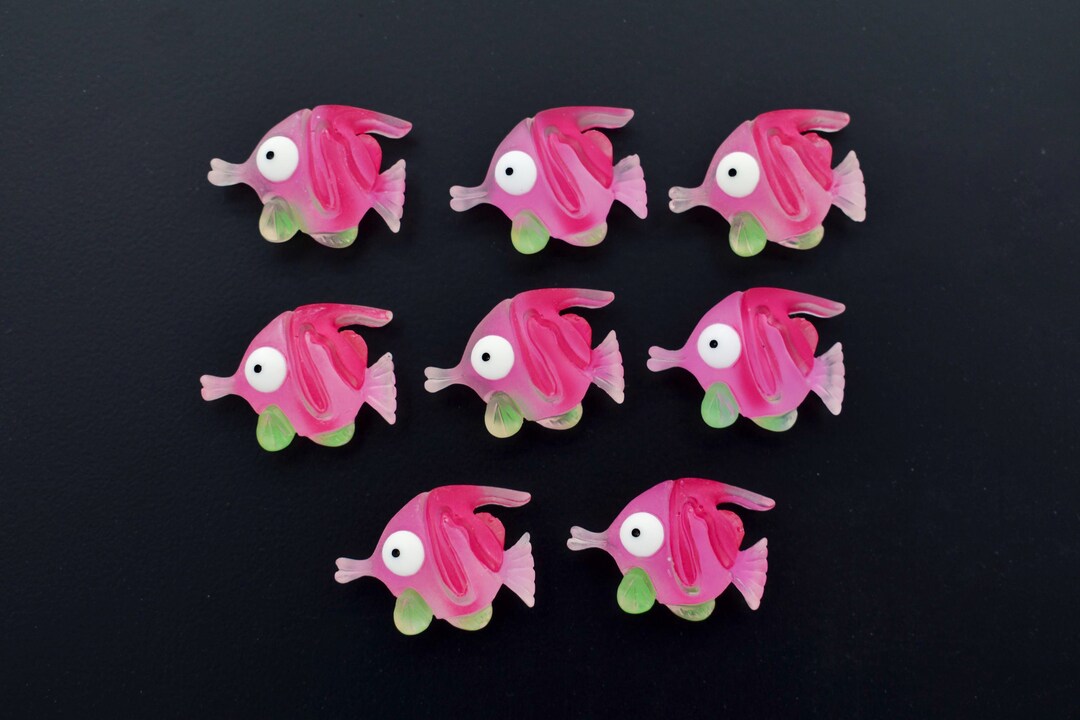 Cute Tropical Fish Magnets, Set of 8, Refrigerator Magnets, Fridge ...