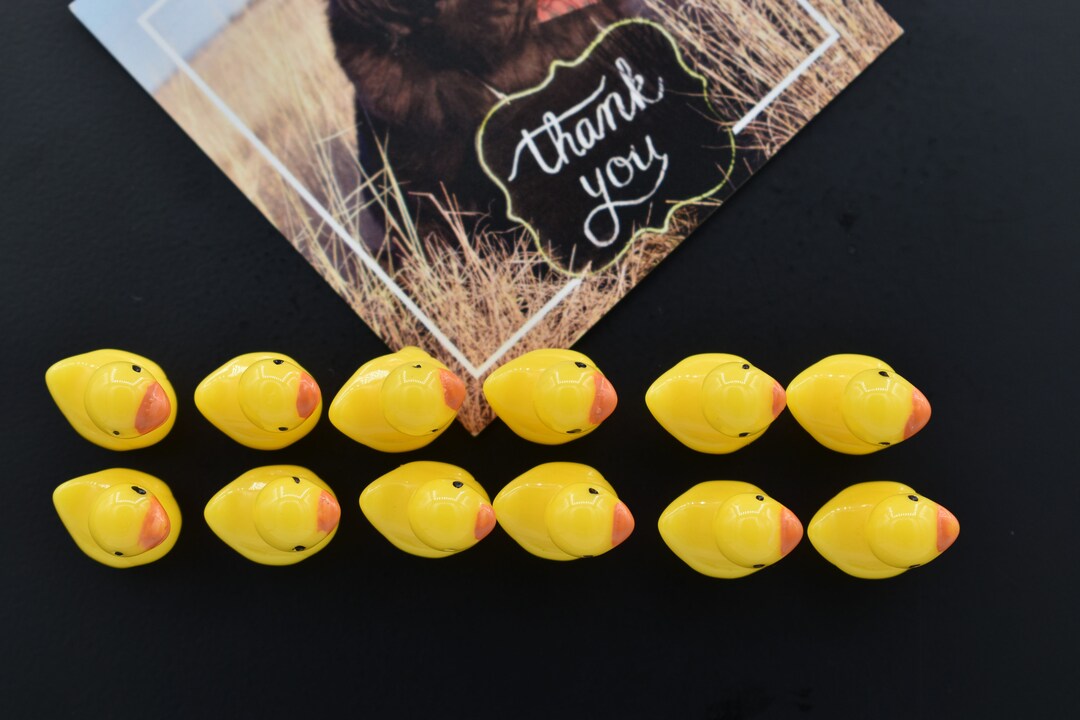 12 - Cute Duck Magnets, Refrigerator Magnets, Duck Decor, Decorative ...