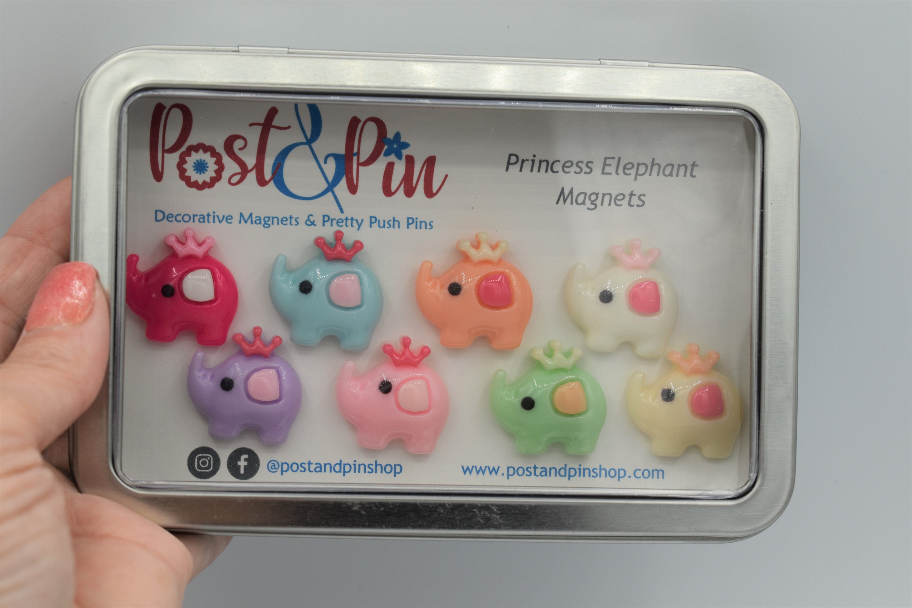 Elephant Magnets Refrigerator Magnets Set of 8 Elephant - Etsy