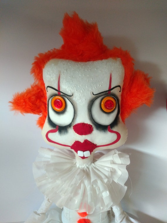 Pennywise Doll Clown Doll / Handmadedoll / Spooky Doll / - Etsy