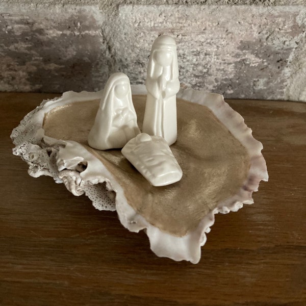 Oyster Shell Nativity - Etsy