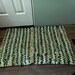 DIY Homemade Rag Rug Twined, Braided, Made on Loom, 40inx27in, Recycled ...