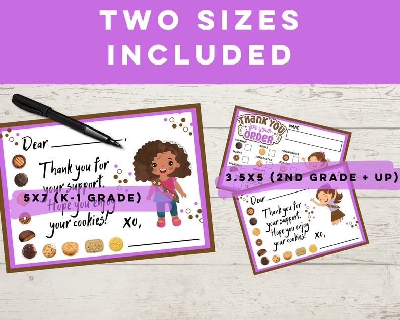 BROWNIE Girl Scout Cookie Printable 2024, Cookie Order Tag, Little ...