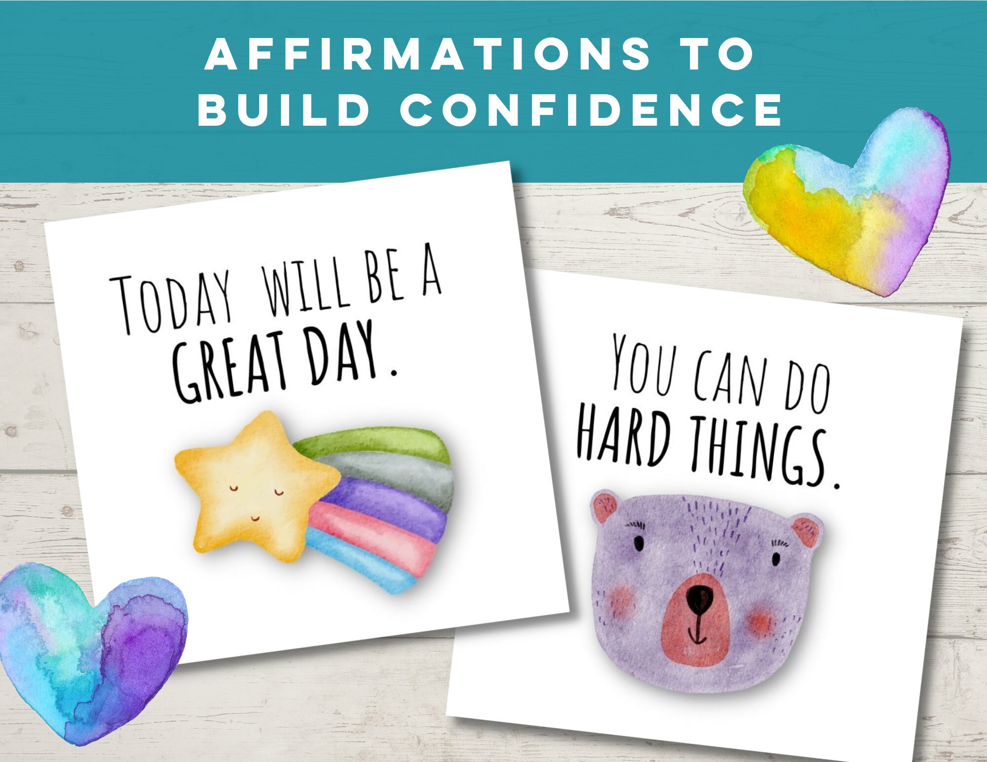 Lunch Box Notes, Lunch Notes for Kids, Lunchbox Cards, Affirmations ...