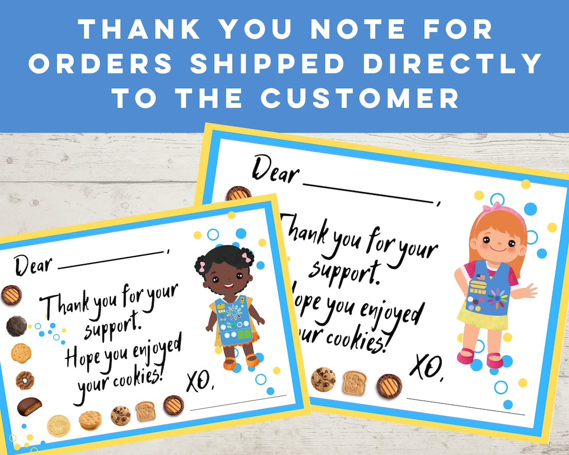 DAISY Girl Scout Cookie Printable 2024, ABC Baker, Cookie Order Tag ...