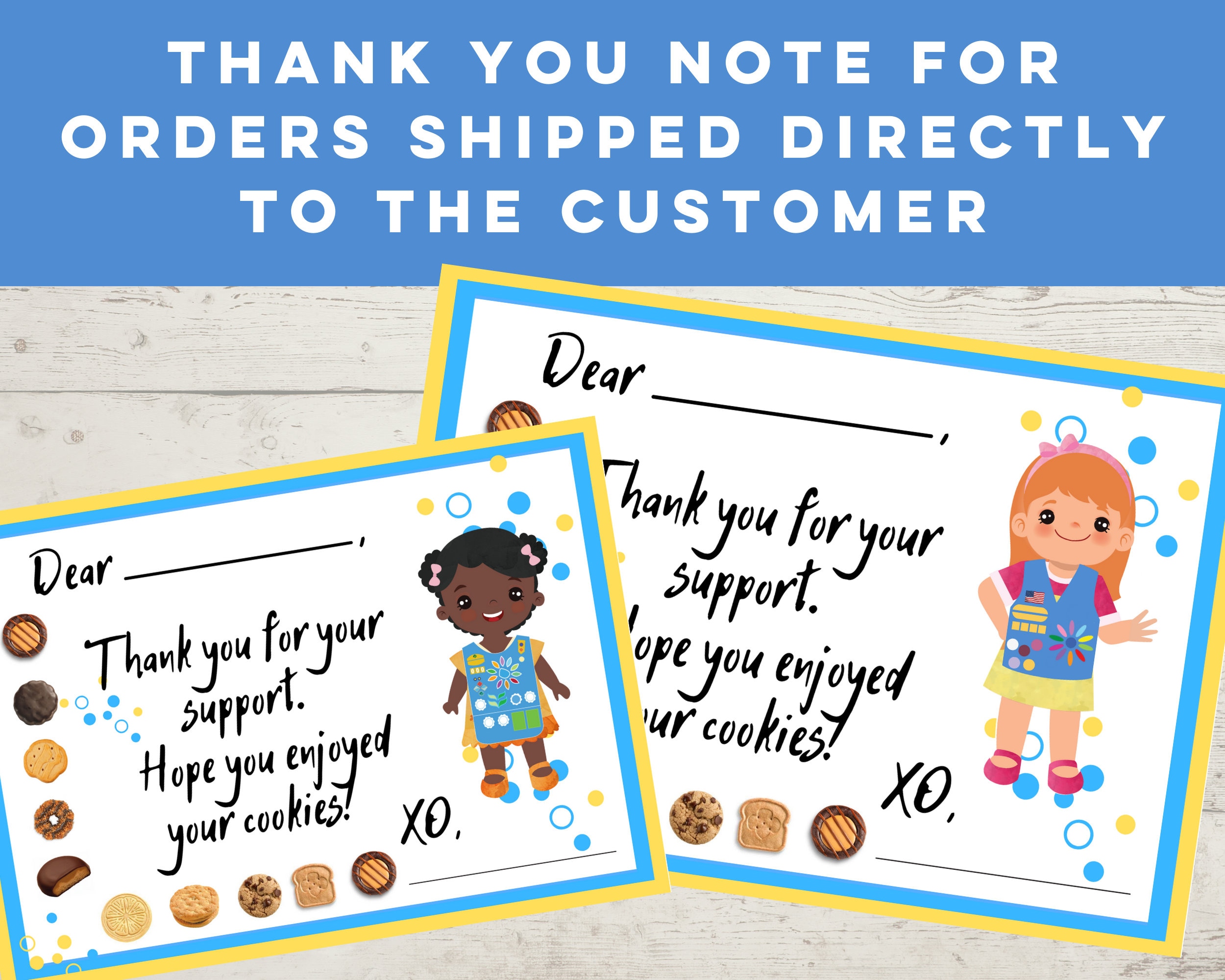 DAISY Girl Scout Cookie Printable 2024, ABC Baker, Cookie Order Tag ...