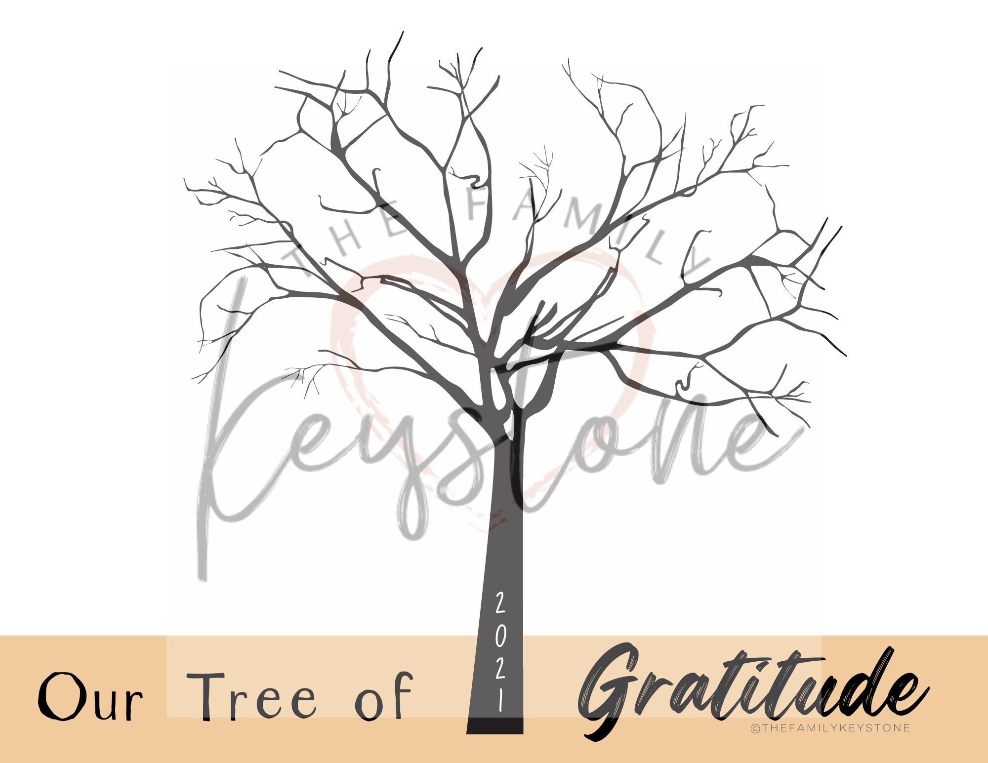 Printable Gratitude Tree - Etsy