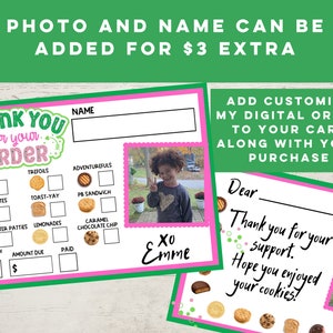 Thank You Girl Scout Cookies,girl Scout Cookie Thank You, Cookie Order ...