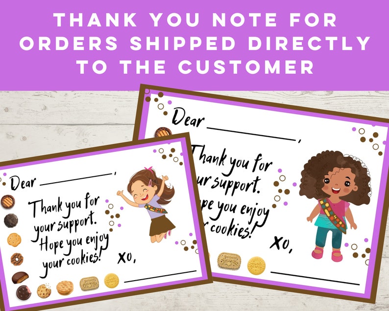 BROWNIE Girl Scout Cookie Printable 2024, Cookie Order Tag, Little ...