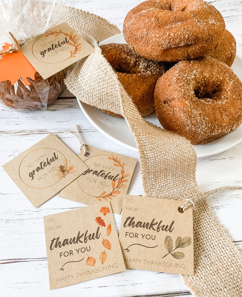 Printable Thanksgiving Gift Tags Favor Tags Gift Tags - Etsy