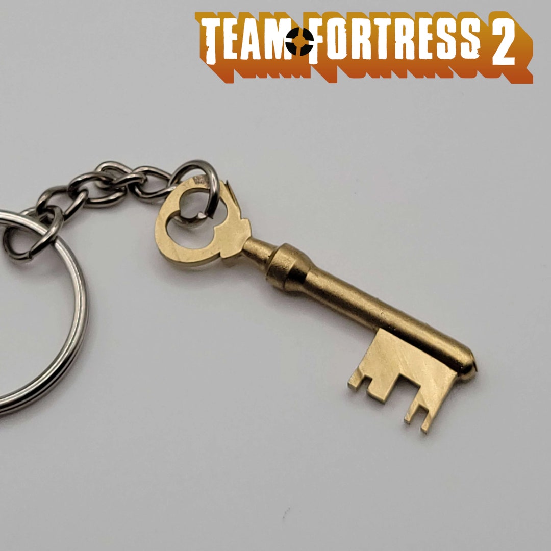 Team Fortress 2 Keychain - Mann Co. Supply Crate Key - Etsy