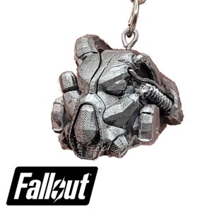 Fallout Keychain - X01 Power Armor Helmet - Etsy