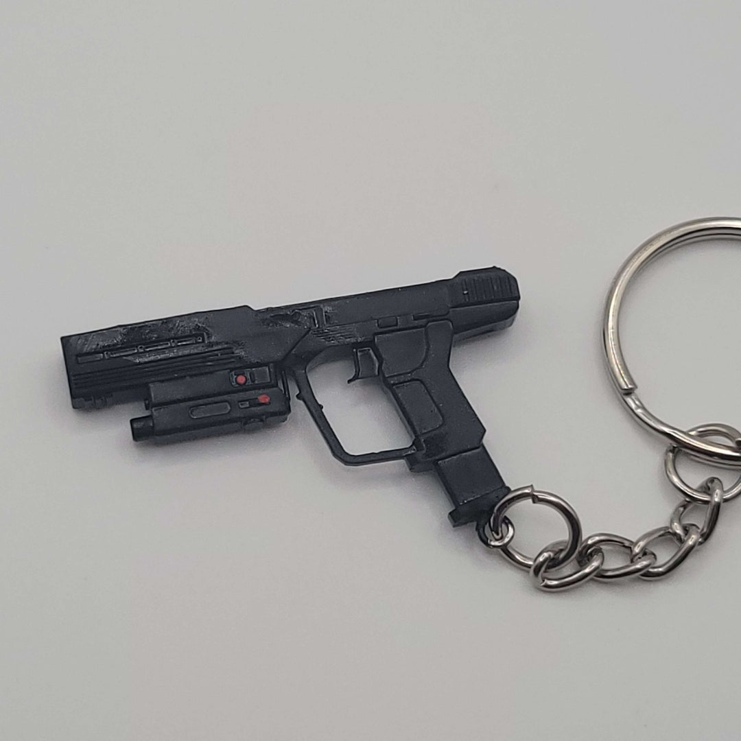 Halo 3 ODST Keychain Silenced Magnum - Etsy