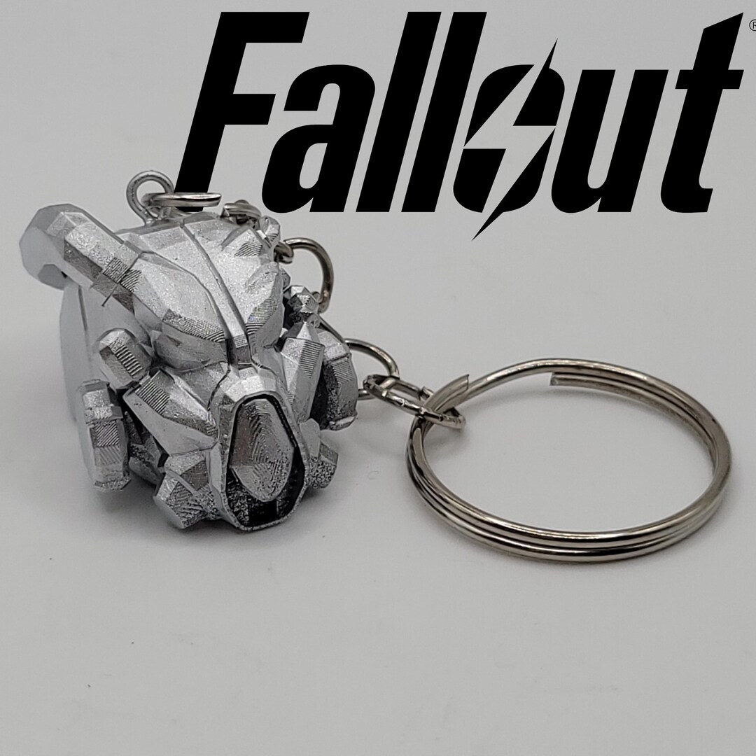 Fallout Keychain - X01 Power Armor Helmet - Etsy