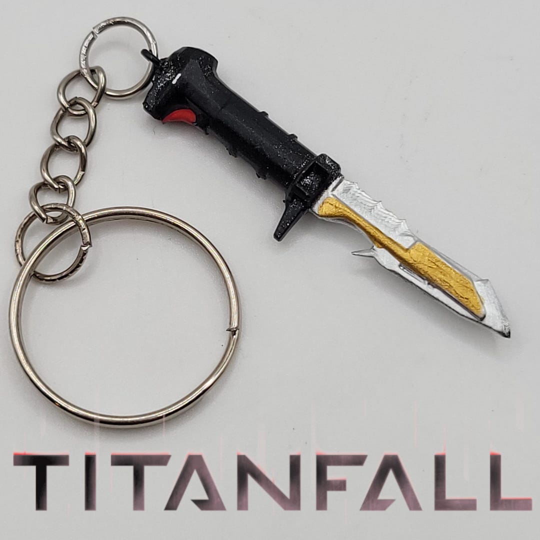 Titanfall 2 Data Knife Keychain /// Hand-painted Detailed Charm for ...