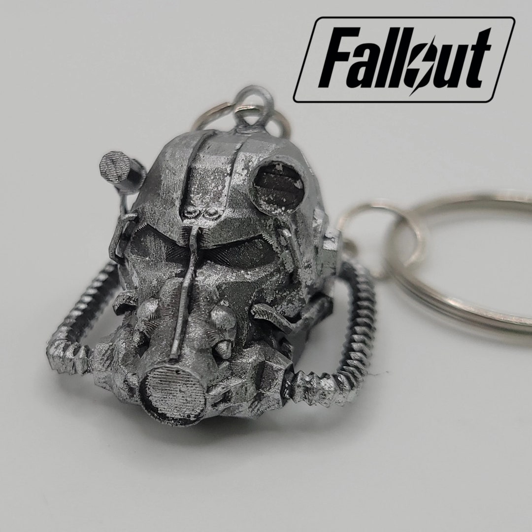 Fallout Keychain T60 Power Armor Helmet - Etsy