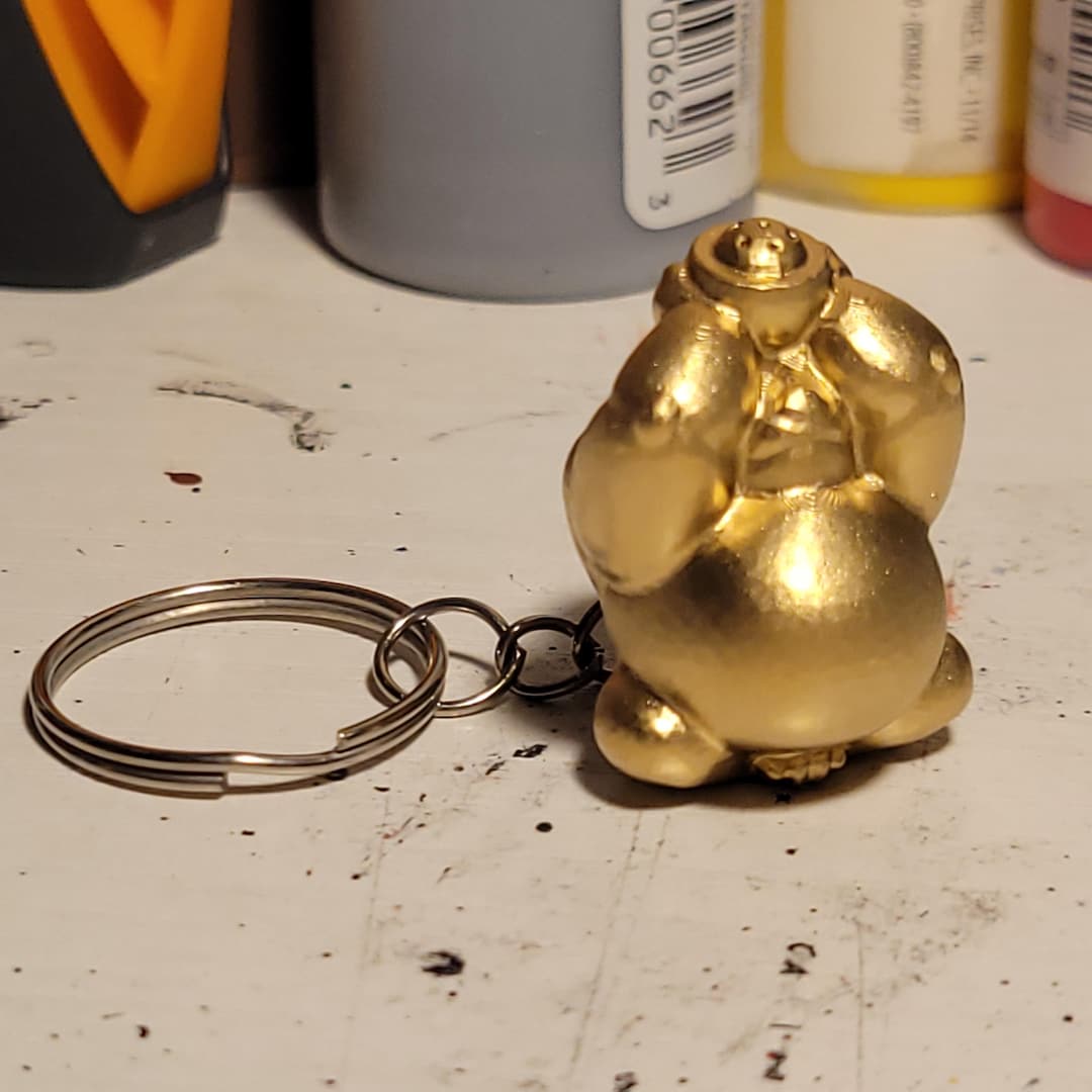 Deadlock Buddha Pot Statue Keychain /// Hand-painted Detailed Charm for ...