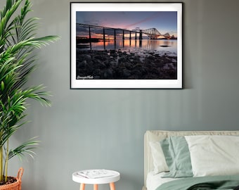 Vintage LNER Forth Bridge Scotland Poster Print - Etsy