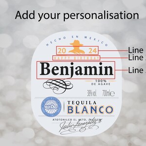 Don Julio Custom Label, Printable Tequila Label, Birthday Bottle Label ...