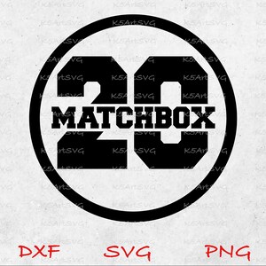 Matchbox 20 SVG PNG, Digital File, Instant Download - Etsy